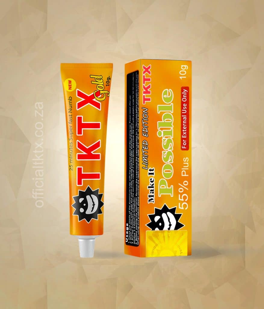 TKTX Numbing Cream Gold 55% - Limited Edition | TKTX Official